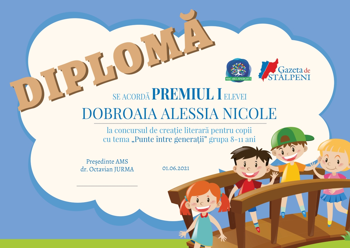 [PREMIUL 1] Concursul de creație literară pentru copii, 1 iunie 2021 ...
